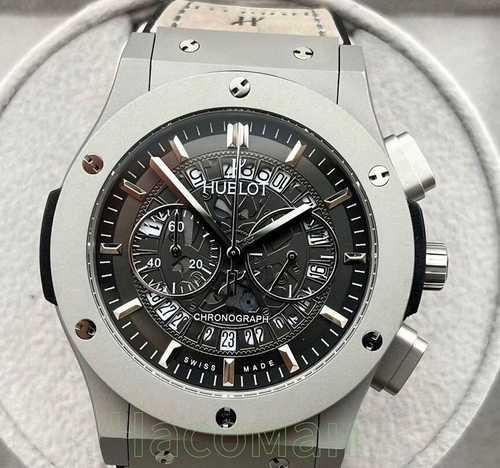 Наручные мужские часы Hublot серый мат