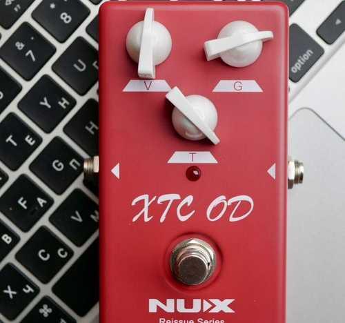 Nux xtc od overdrive гитарная педаль