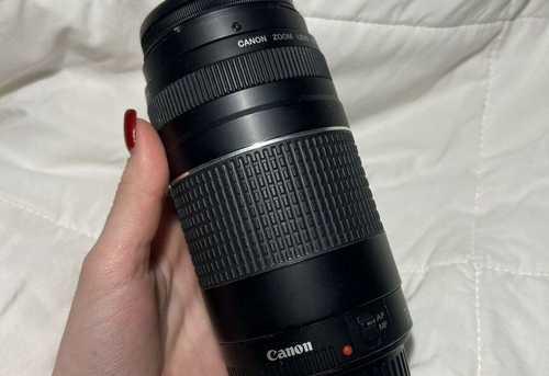 Объектив Canon zoom lens ef 75-300 mm f/4-5.6