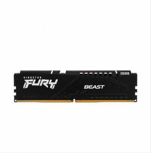 Оперативная память Kingston fury Beast Black 16 Гб