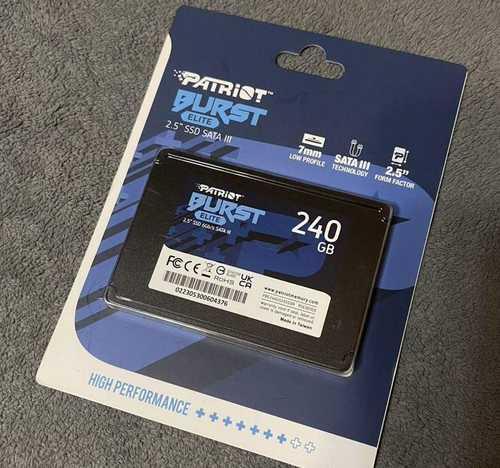 Ssd 240gb patriot