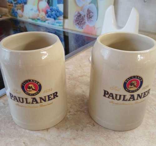 Немецкая пивная кружка paulaner