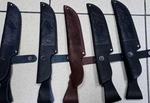 Кожаные ножны (чехол) для охотничьих ножей