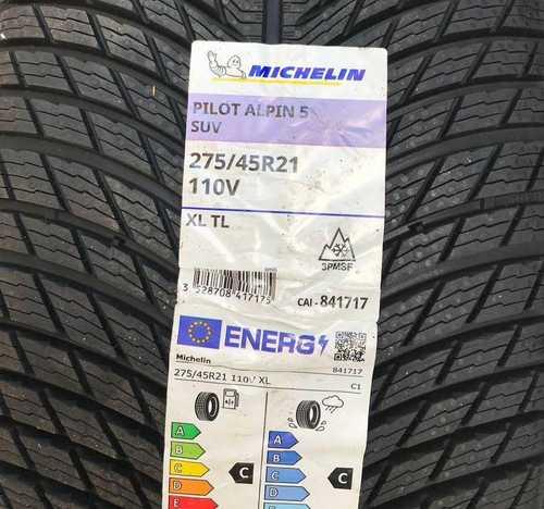 Michelin Pilot Alpin 5 SUV 275/45 R21 и 315/40 R21 110V