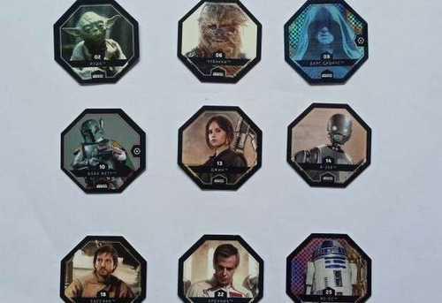 Карточки Звёздные войны Star wars из Магнита