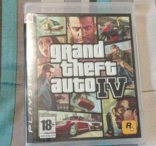 Gta 4 ps3 диск