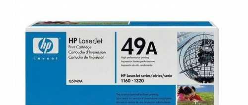 HP Q5949A (49A) картридж черный (Синий дизайн)