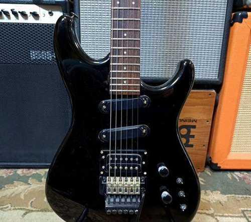 Электрогитара Ibanez Pro Line HSS Black Japan 1983