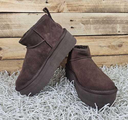 UGG Ultra Mini Platform New Chocolate оригинал