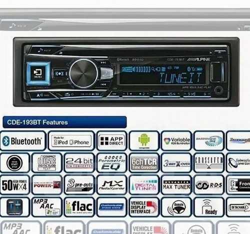 Alpine CDE-193BT CD/USB