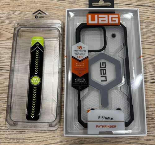 Чехол UAG iPhone + стекло