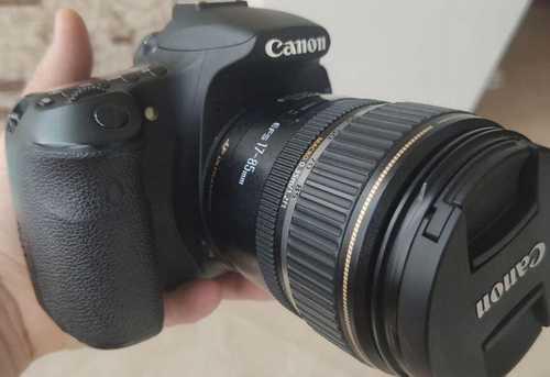 Зеркальный фотоаппарат Canon 60d 17-85
