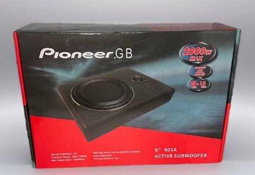 Новый активный сабуфер Pioneer 801A 2000W 20x13 см