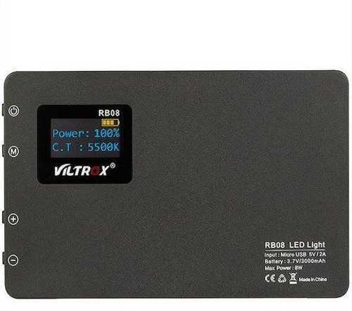 Видеосвет Viltrox RB08 (встроенный аккумулятор)