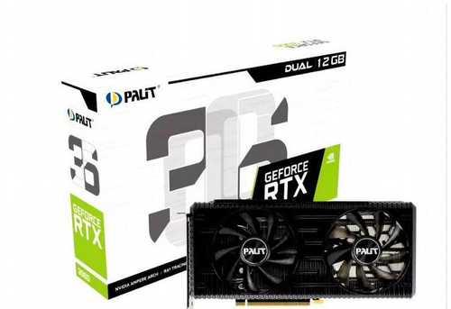 Видеокарта Palit nvidia GeForce RTX 3060 dual (LHR