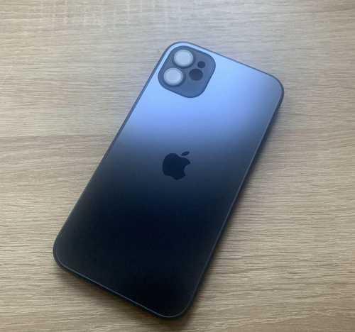 Чехол на iPhone 11 AG Glass Case синий