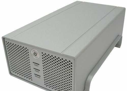 Внешний бокс для 2x HDD 3.5 I-Stor IS605 FW