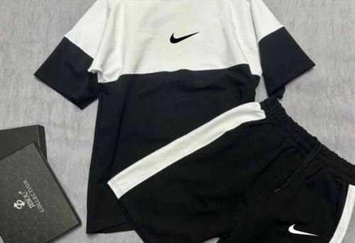 Топовый спортивный костюм Nike футболка с шортами