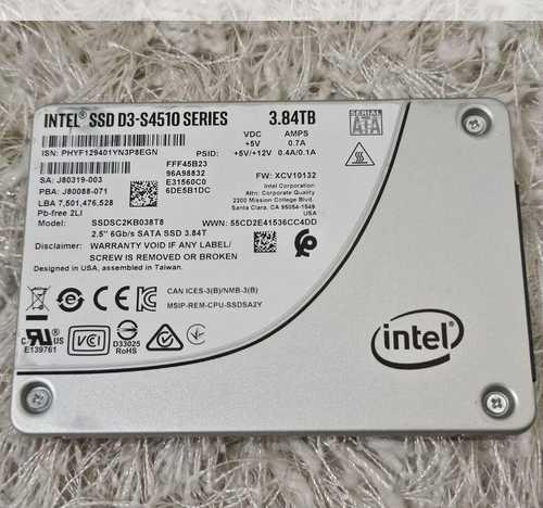 SSD SATA Intel DC D3-S4510 3.84TB