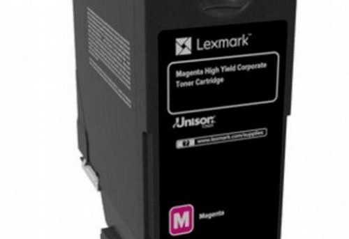 Картридж Lexmark 74C5HME с тонером пурпурного цвет