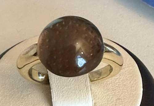 Серебряное кольцо с раухтопазом в стиле Pomellato