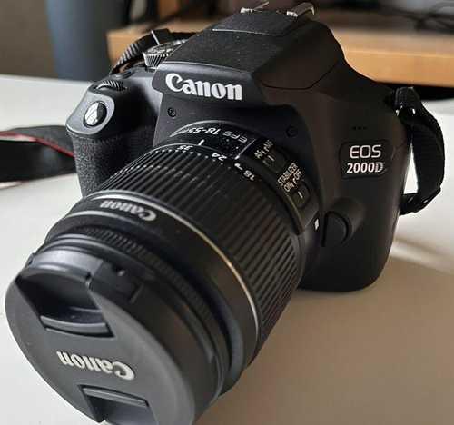 Фотоаппарат canon EOS 2000d kit