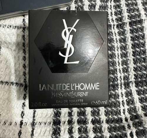 Мужской парфюм YSL la nuit de l homme 60мл