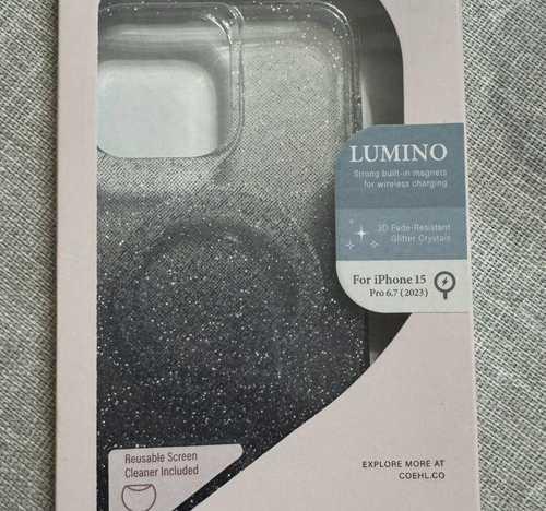 Uniq lumino 15 pro max чехол