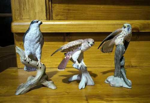 Фарфоровые статуэтки хищные птицы Franklin mint