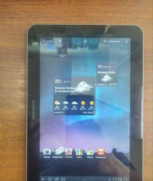 Планшеты Samsung Galaxy Tab 8.9 16Gb (c SIM)