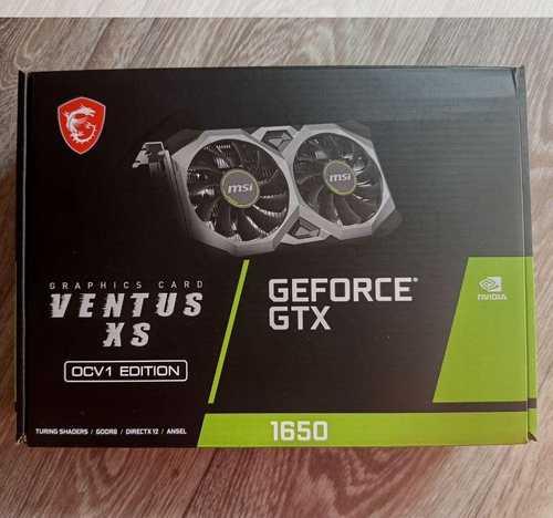 Msi geforce gtx 1650 ventus xs