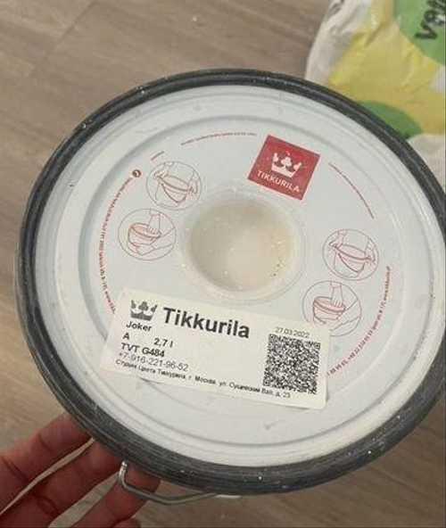 Tikkurila Joker G484 2,7 литра