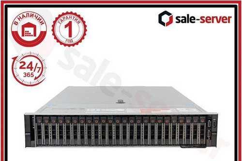Сервер dell R740xd 24SFF 2x Silver 4110 64GB 1100W