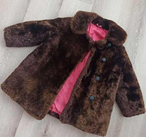 Шуба детская СССР на 4-5 лет ретро