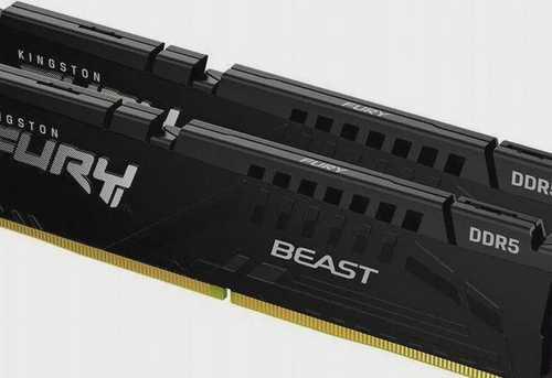 Озу Kingston fury Beast Black DDR5 2x16