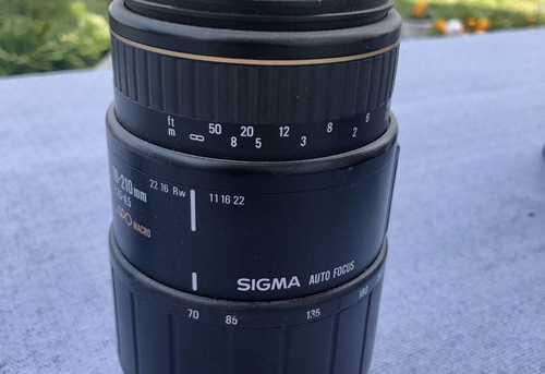 Объектив sigma FA 70-200 macro для Pentax