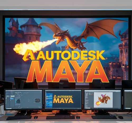 Autodesk Maya – анимация и 3D моделирование