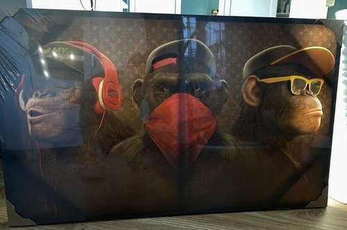 Картина три обезьяны дрим-арт