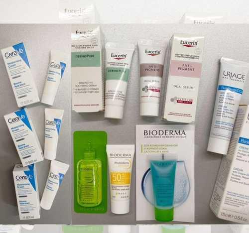 Пробники Bioderma, Eucerin