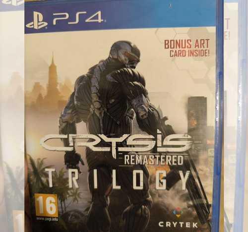 Crysis remastered trilogy ps4 (русская озвучка)