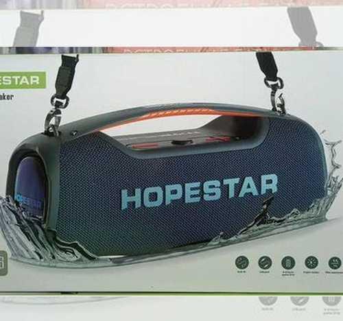 Мощная блютуз колонка Hopestar A60 синий Новинка