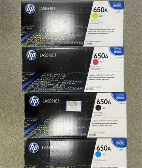 Картриджи для принтера HP LaserJet CP5525