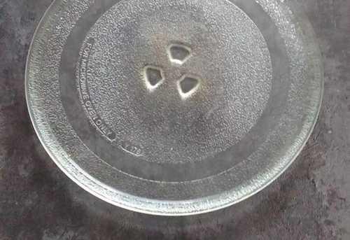 Тарелка микроволновой печи 24 см+кольцо с колесами