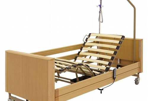 Медицинская кровать с регулировкой высоты и сплошн