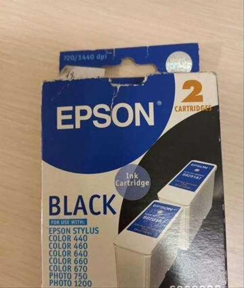 Epson black катридж