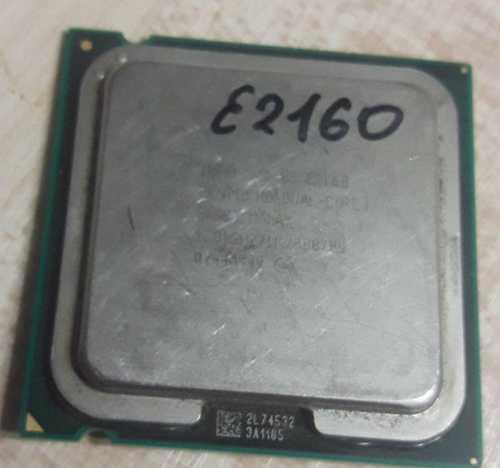 Процессор intel pentium e2160 socket 775 1800Mhz