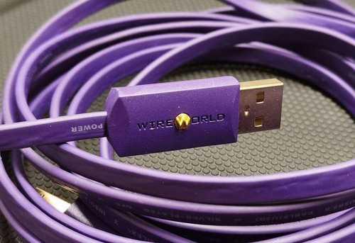 USB-кабель Wireworld Ultraviolet 8 (А-В) 3 метра