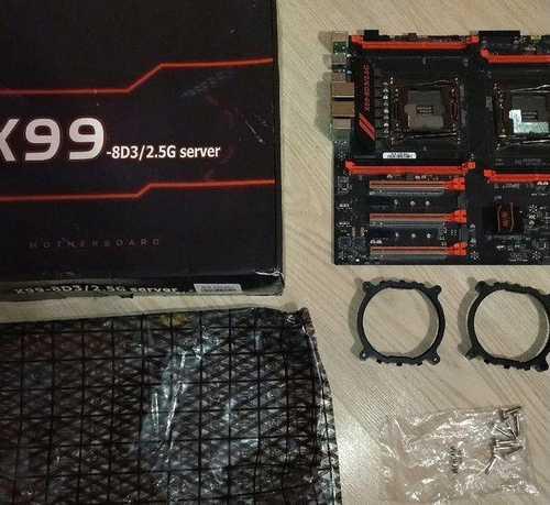 Материнская плата jginyue X99 dual CPU LGA 2011-3