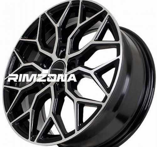 Литые диски в стиле vossen R17 5x100 ave. Примерка