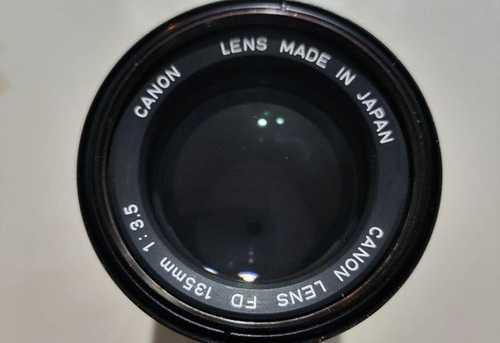Объектив Canon fd 135mm, 3.5